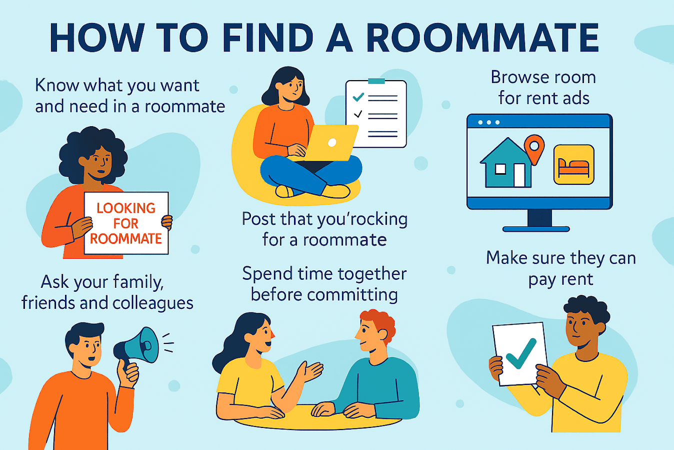 Take A Look About How To Find A Roommate In A New Cityfeed